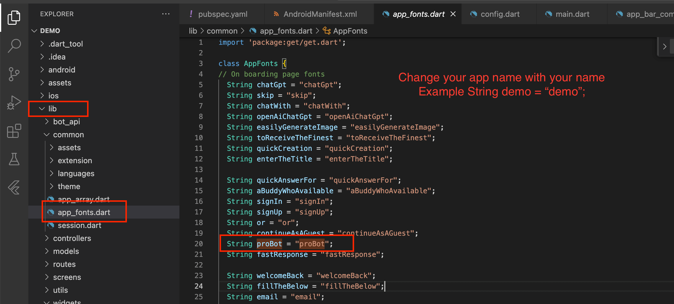 Probot - Flutter Document